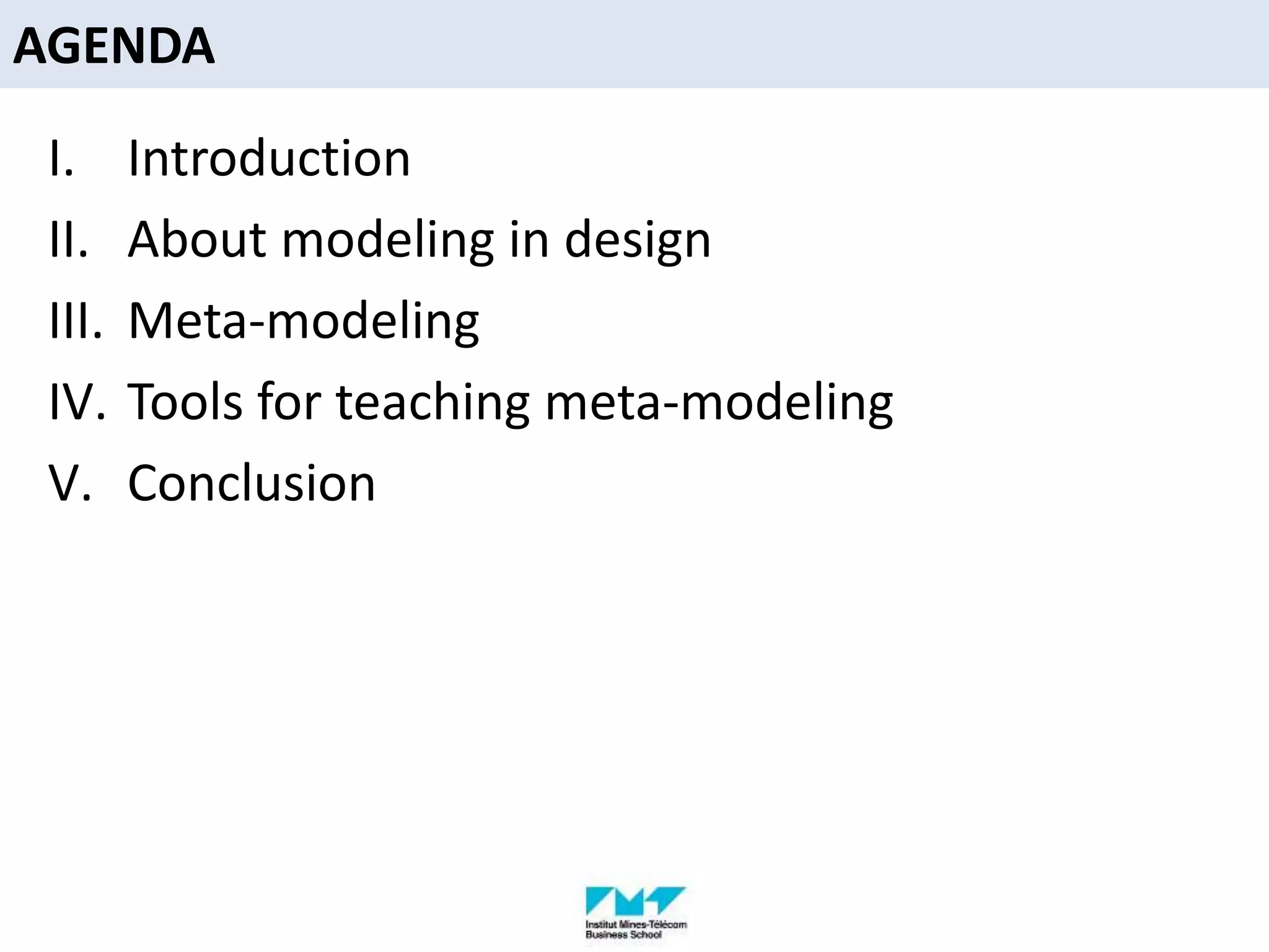 Experimenting multiple approaches for teaching meta-modeling | PPT