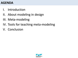 Experimenting multiple approaches for teaching meta-modeling | PPT