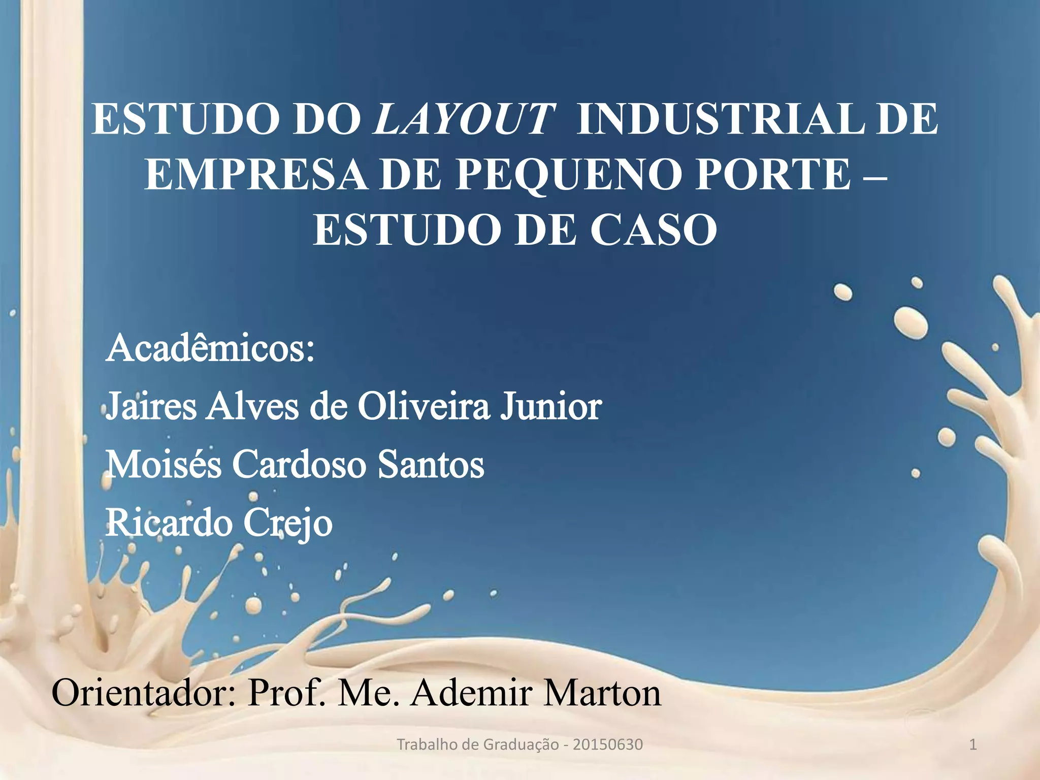 Slides Trabalho de Graduação | PPT