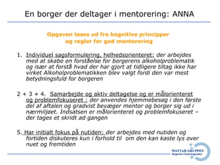 Kognitiv mentorering i beskæftigelsen | PPT