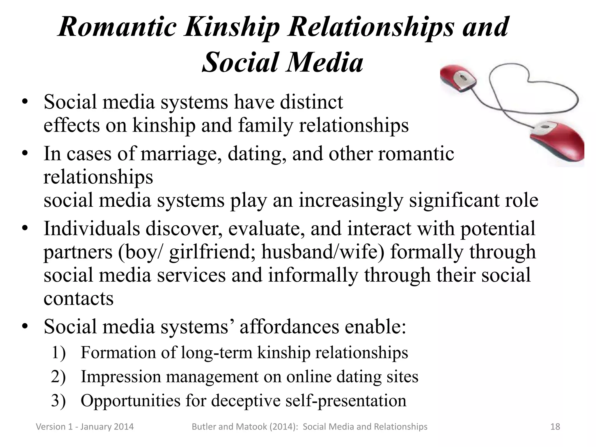 Social Media and Relationships | PPTX
