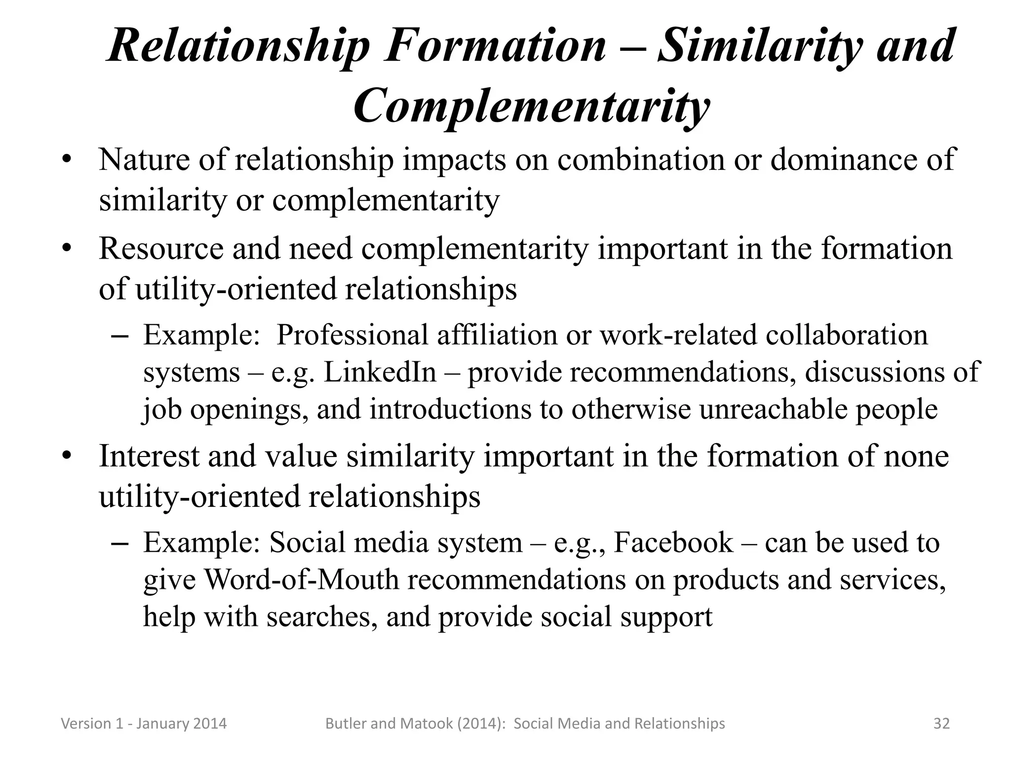 Social Media and Relationships | PPTX