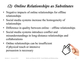 Social Media and Relationships | PPTX