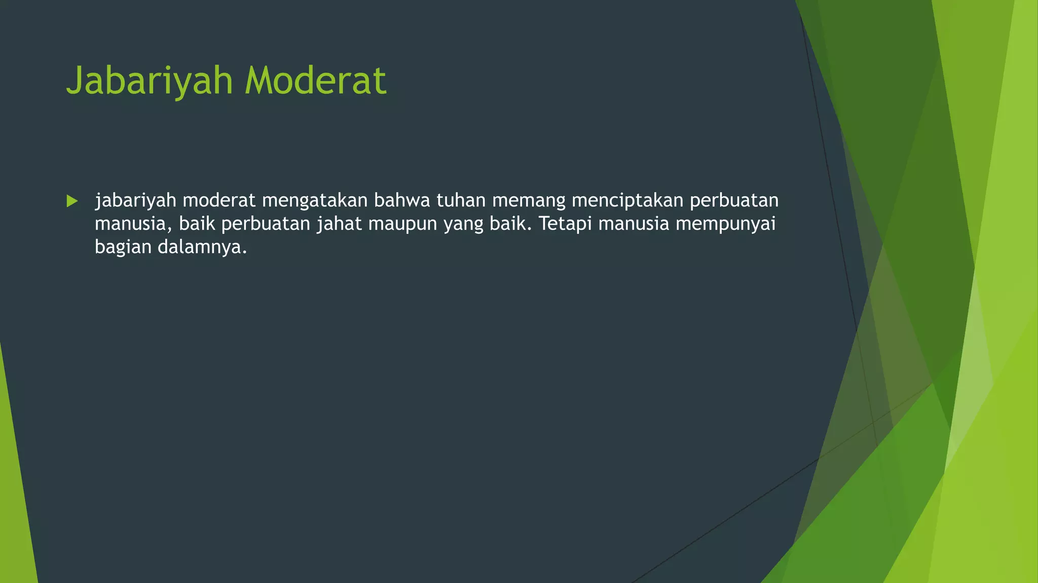 Aliran Jabariyah dan Aliran qadariyah | PPTX