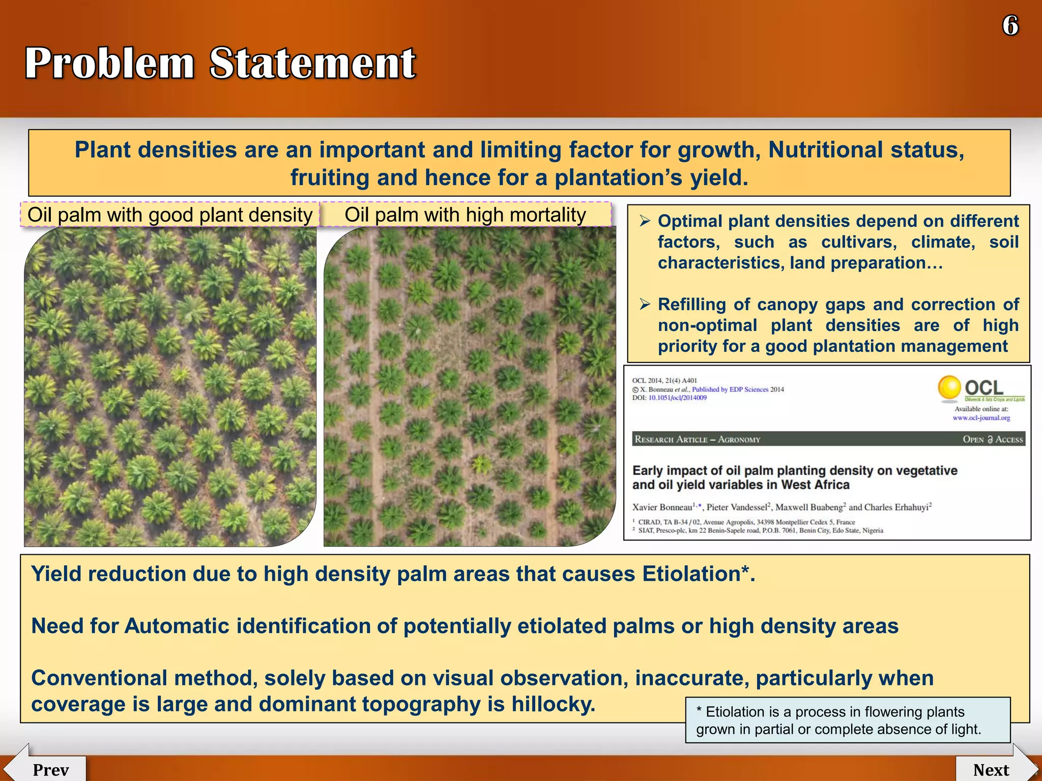 Smart Management of Oil Palm Plantations with Autonomous UAV Imagery ...