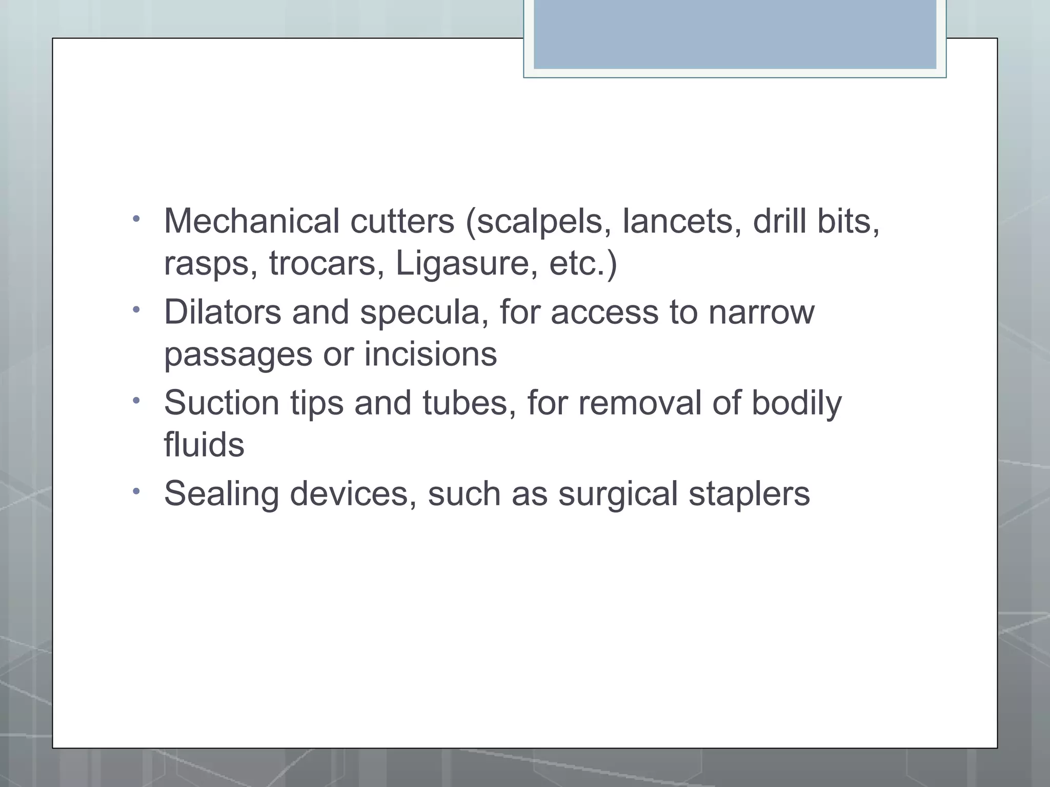 Slide surgical Instrument | PPT