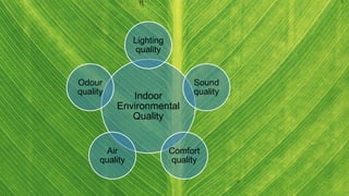 indoor environmental quality sustainability | PPTX