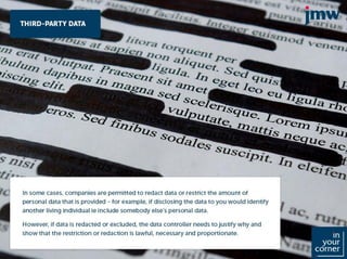 A Step-By-Step Guide to Making a Subject Access Request | PDF