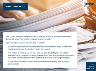 A Step-By-Step Guide to Making a Subject Access Request | PDF