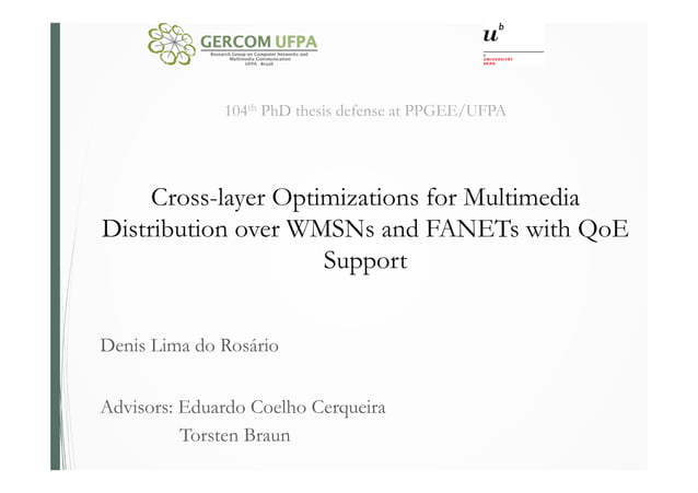PhD. Thesis defence Slides | PDF