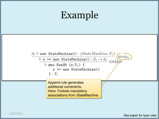 Towards Constraint-Based Model Types: A Generalised Formal Foundation ...