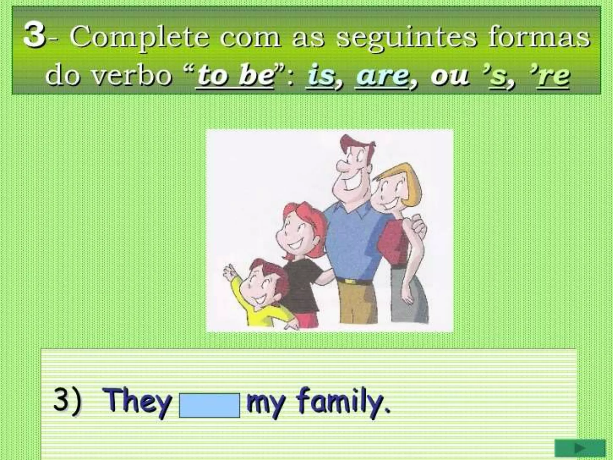 Slides verb to be | PPT