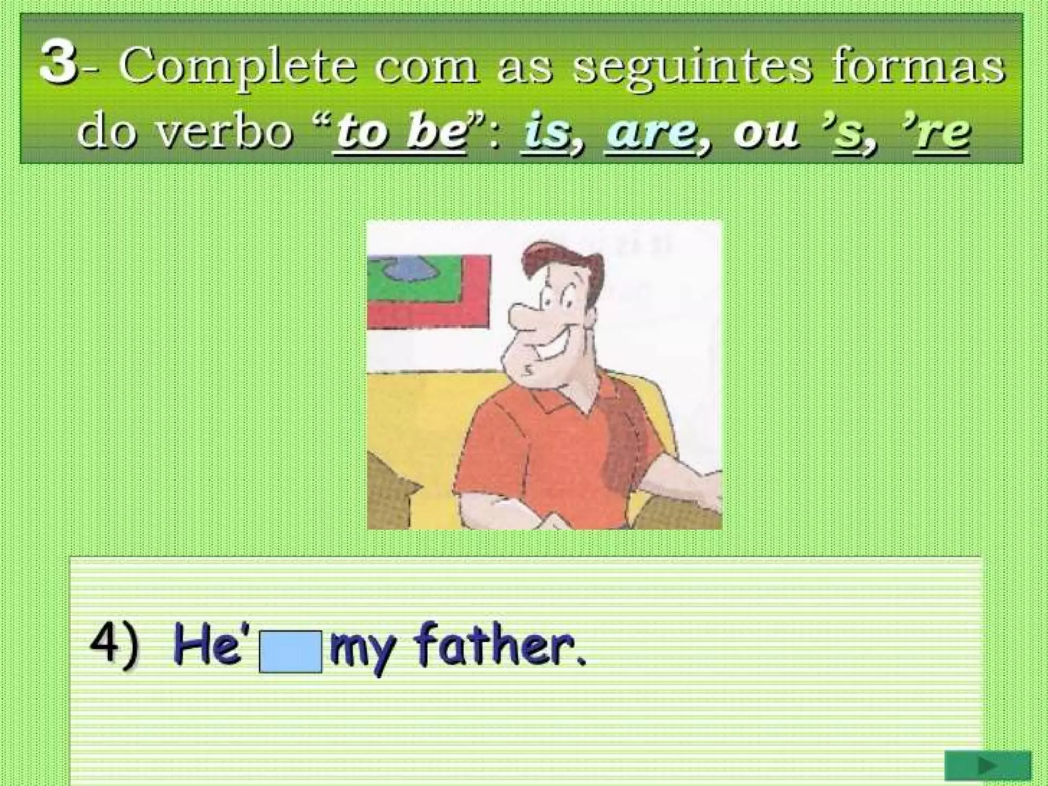 Slides verb to be | PPTX