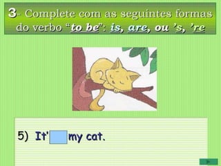 Slides verb to be | PPTX