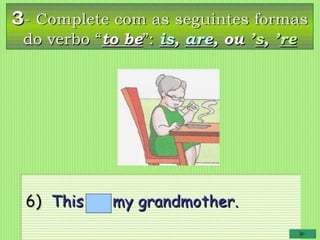 Slides verb to be | PPTX