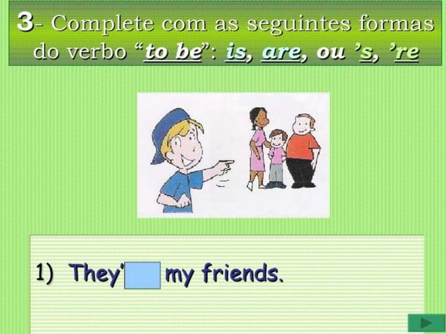 Slides verb to be | PPT