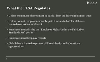 WAGE AND HOUR DONE RIGHT | PPT