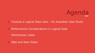 Designing Fast Data Architecture for Big Data using Logical Data Warehouse and Data Lakes | PDF
