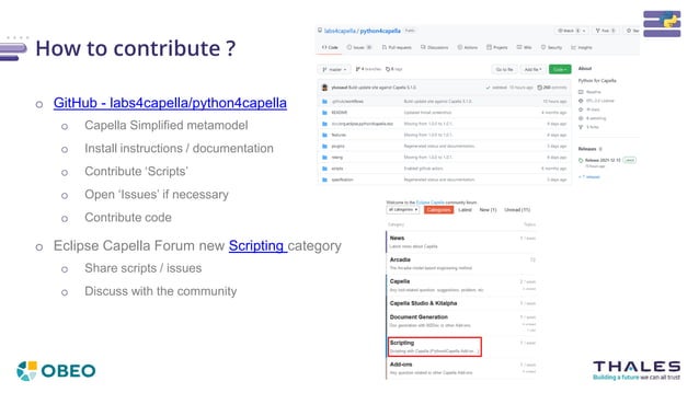 Scripting with Python to interact with Capella model | PDF