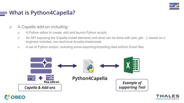 Scripting with Python to interact with Capella model | PDF
