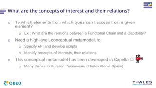 Scripting with Python to interact with Capella model | PDF