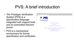 Emulink: Simulink environment for PVS | ODP