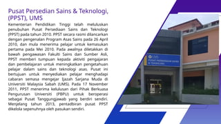 Slide Taklimat JPNS PPST Universiti Malaysia Sabah | PPTX