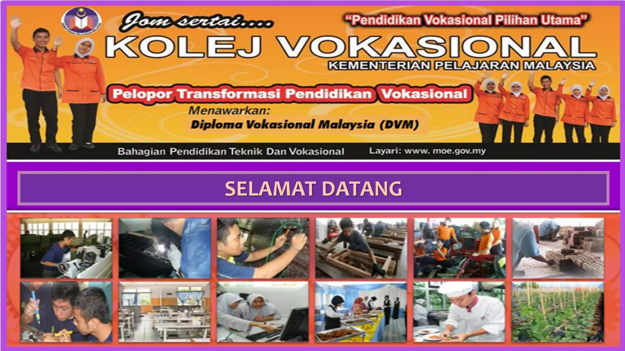 Slide taklimat kemasukan ke kolej vokasional 2021 ( oleh: En Shahril Anuar Bin Abd Manap). | PDF
