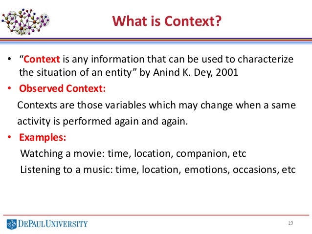 Context-aware Recommendation: A Quick View Context-aware Recommendation: A Quick View
