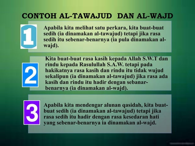 AL-TAWAJUD DAN AL-WAJD | PPTX