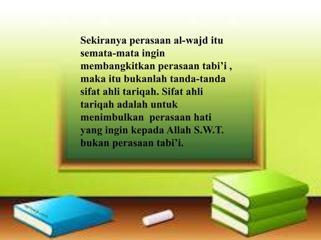 AL-TAWAJUD DAN AL-WAJD | PPT