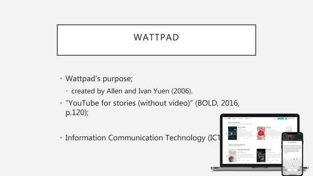 WATTPAD: WRITING SHORT STORIES IN A DIGITAL WORLD | PPT