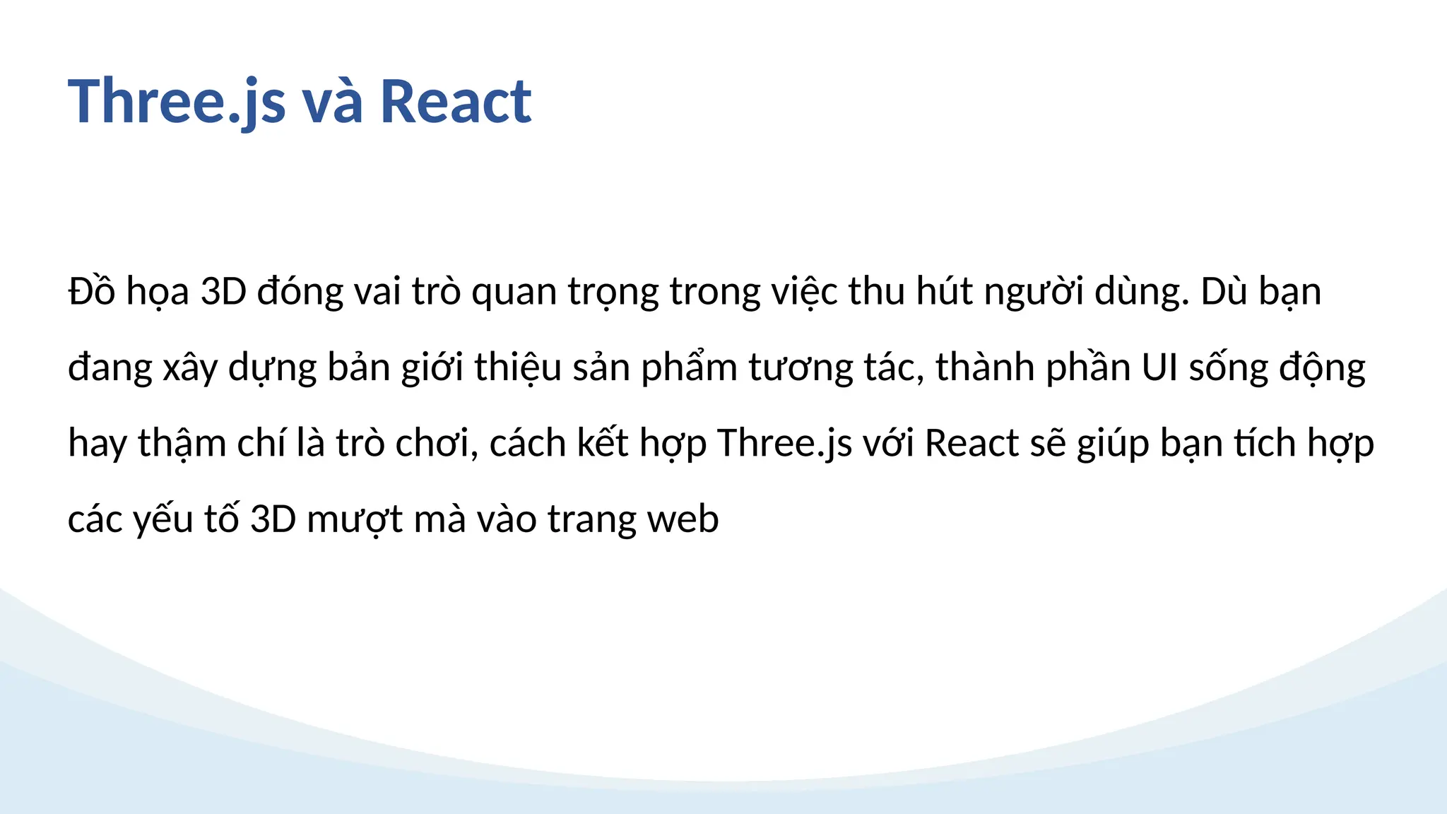 SlideThreeJS animation for developer code | PPTX