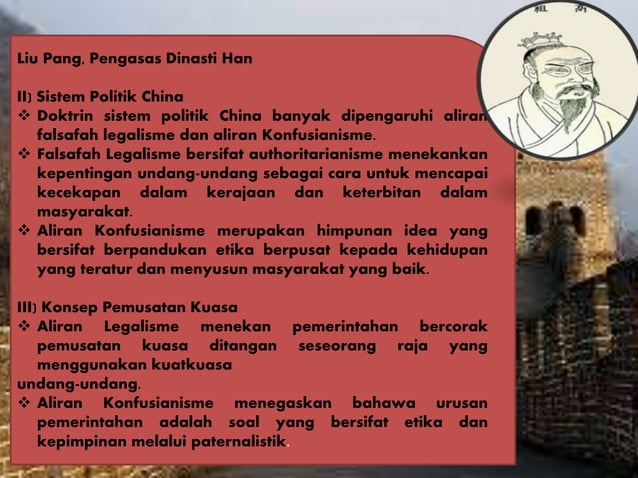 Tamadun China Kepelbagaian Falsafah Dan Agama Tamadun China Institusi Politik Dan Sistem 