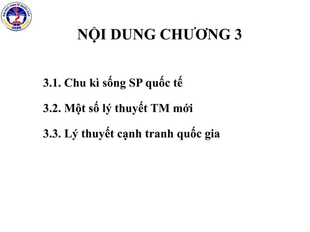 Slide TMQT (3tc).pdf bộ môn thương mại quốc tế | PDF