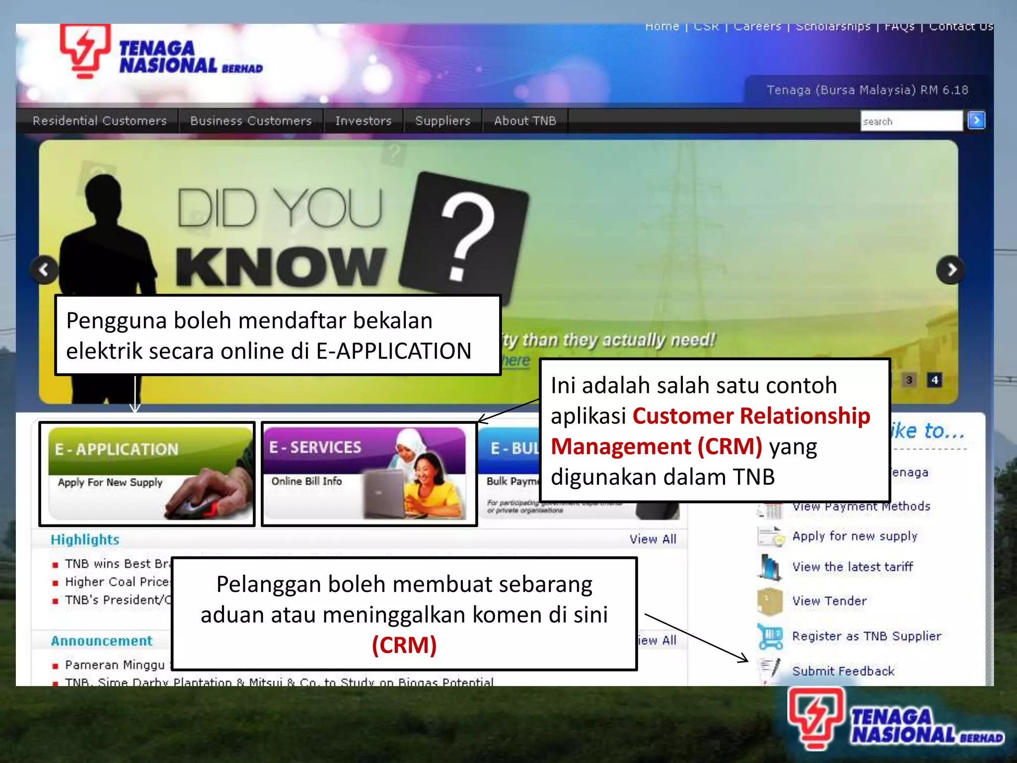 ORGANISASI TNB | PPTX