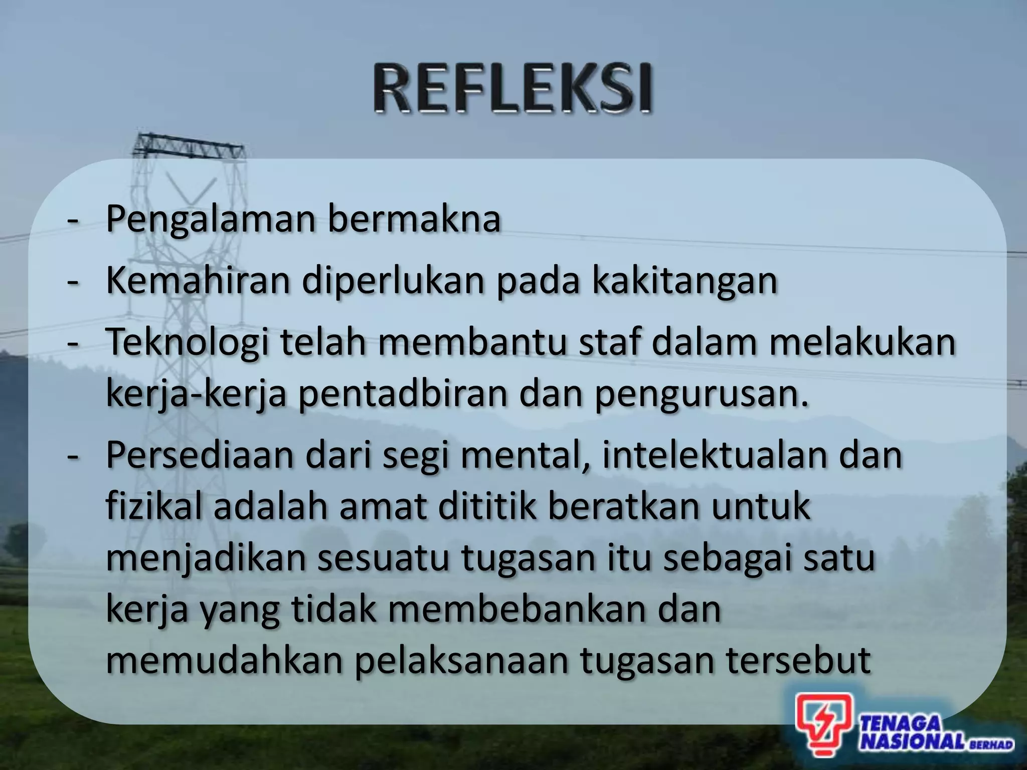 ORGANISASI TNB | PPTX