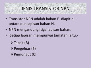 PENGENALAN TRANSISTOR | PPTX