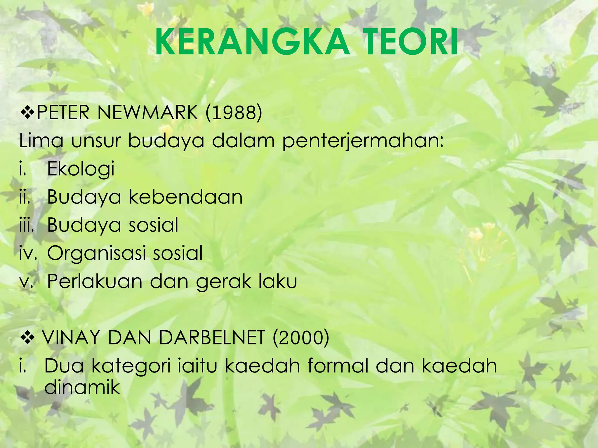 TERJEMAHAN- UNSUR BUDAYA DALAM FILEM CUN! | PPTX