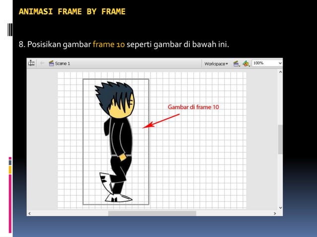 Slide tutorial animasi 2 d frame by frame adobe flash | PDF