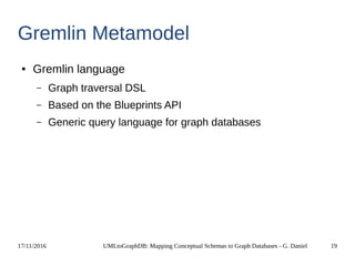 UMLtoGraphDB: Mapping Conceptual Schemas to Graph Databases | PPT