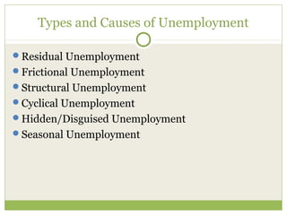 Slide unemployment | PPT