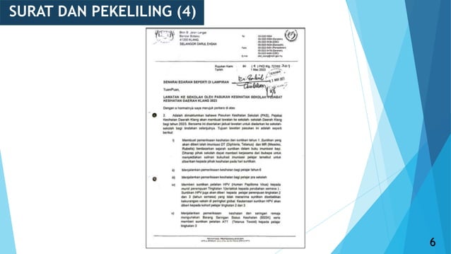 contoh powerpoint unit kesihatan sekolah | PPTX