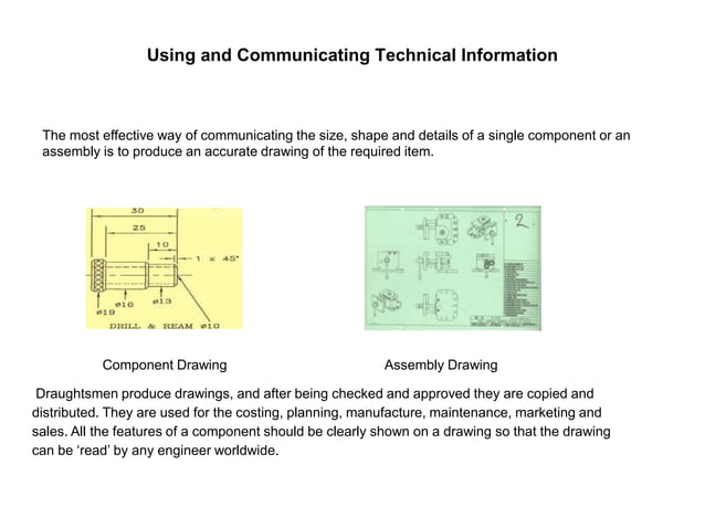 Slide using and communicating technical information | PPTX | 3-D ...