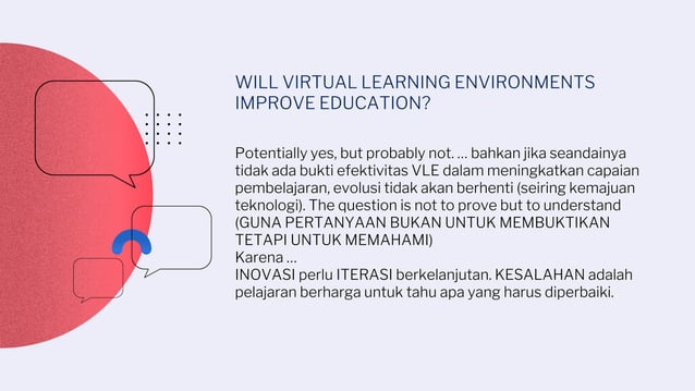 Slide using virtual learning environment to enhance clinical nursing skills and palliative care ...