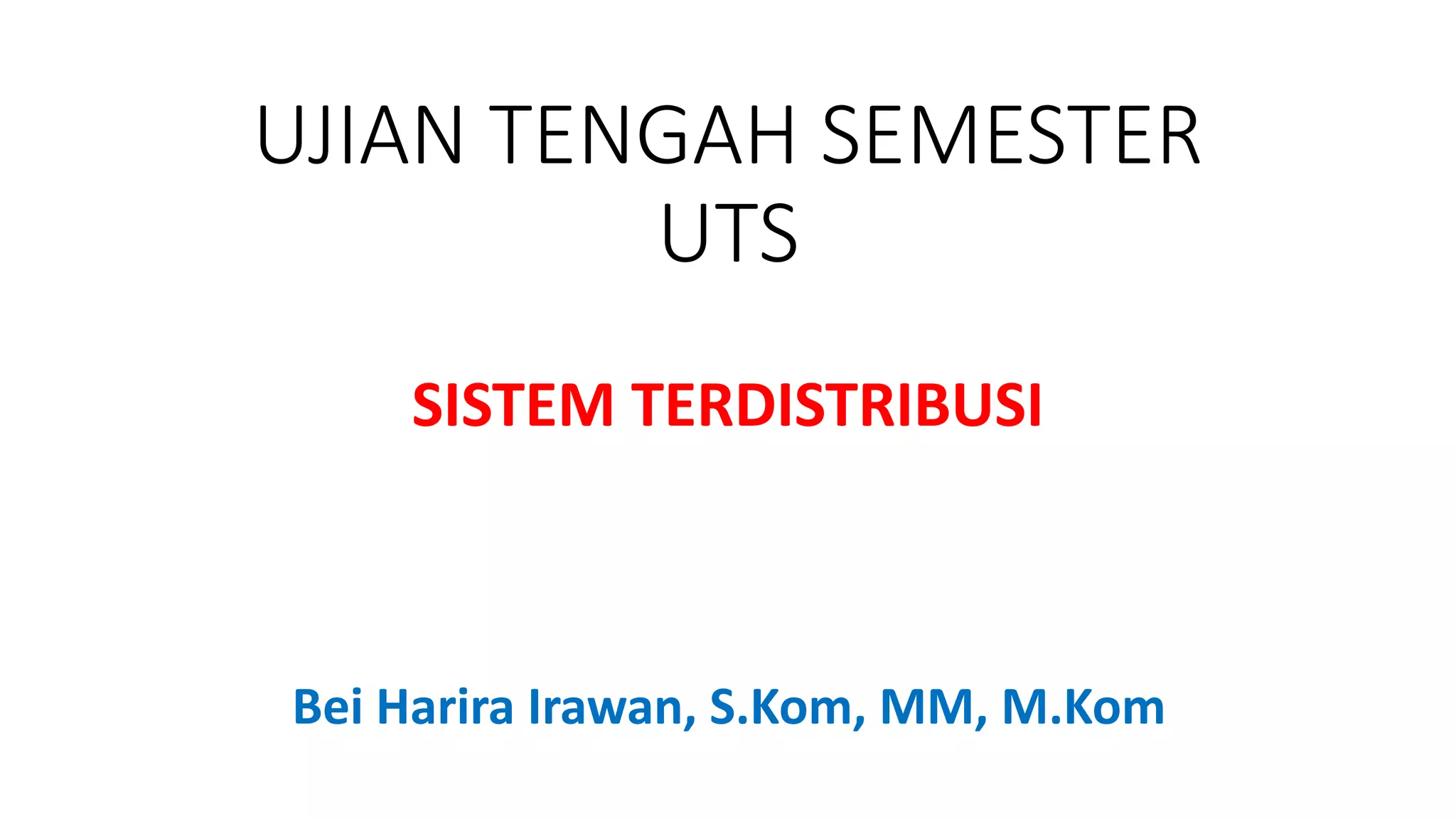 Slide UTS - Sister | PPT
