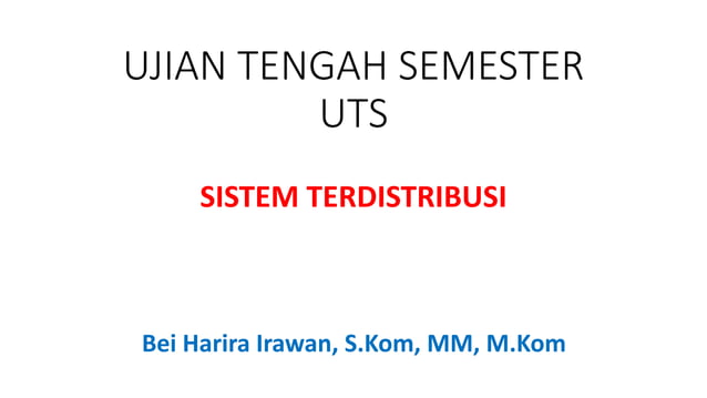 Slide UTS - Sister | PPT