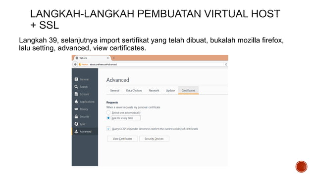 Cara Membuat Virtual Host + SSL | PPT