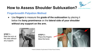 How to Prevent and Treat Shoulder Subluxation After Stroke? | PDF