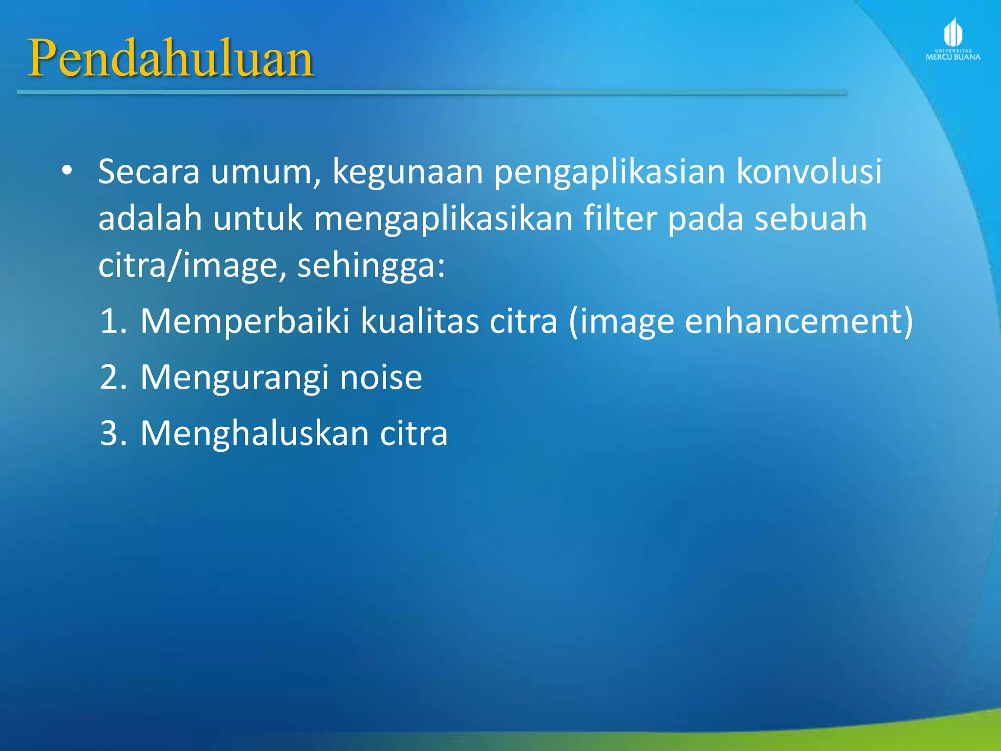 Pengolahan Sinyal Digital - Slide week 12 - konvolusi circular | PPTX